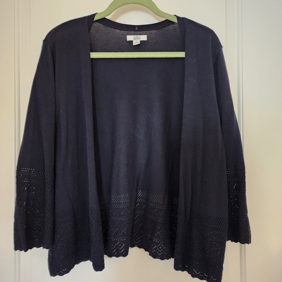 croft & barrow | Sweaters | Croft Barrow Navy Openfront Cardigan | Poshmark